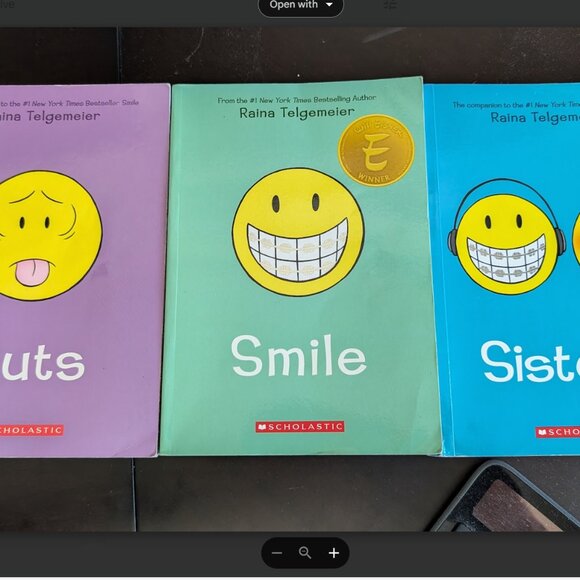 Other | Raina Telgemeier Books Guts Smile Sisters | Poshmark